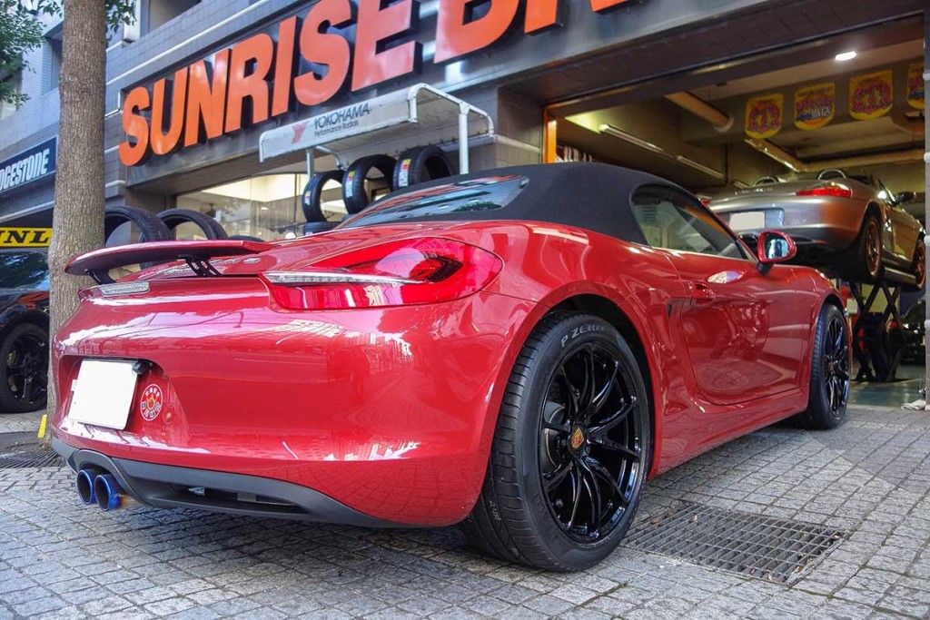 ポルシェ981ボクスター TWS EX-fP 19インチタイヤホイール取付け | SUNRISE Blvd.